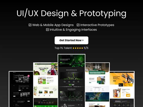 high fidelity ui ux design and a clickable figma prototype upwork