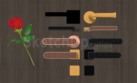 6606 Free Sketchup Door Handle Models Download