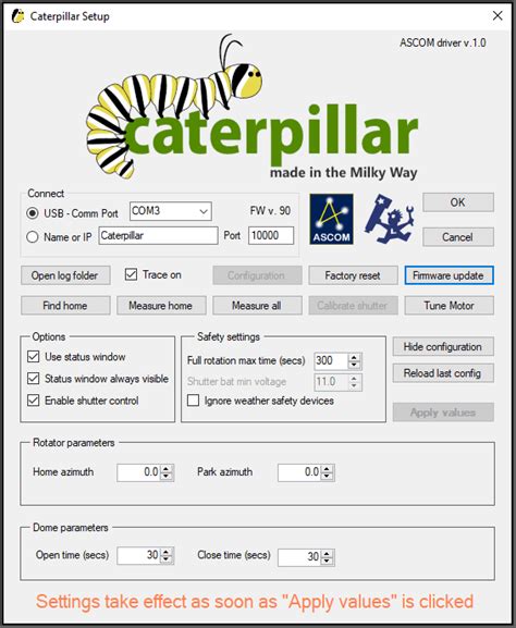 Caterpillar Dome Controller Full Dome Automation By Lunaticoastro