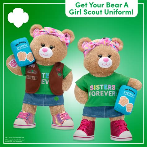 Buildabear On Twitter Make A Furever Friend With Girl Scout Trefoil