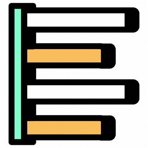 Horizontal Bar Graph Chart Gantt Graphical Display Icon Download On Iconfinder