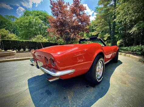 1968 Chevrolet Corvette Sportscar Red Rwd Manual Stingray For Sale
