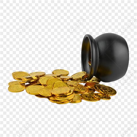 현금 계좌 부 금화동전재원냄비 Png 일러스트 무료 다운로드 Lovepik