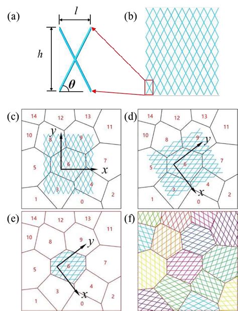Generation Process Of Polycrystalline Like Lattice Structures Download Scientific Diagram