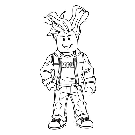 Best Roblox Character Coloring Pages Free Printable Pdf