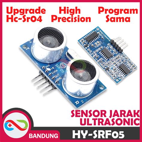 jual hy srf05 ultrasonic distance measuring sensor jarak upgrade hc