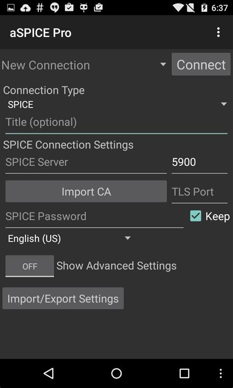 Aspice Pro Secure Spice Client Latest Version V594 For Android