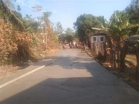 ရှမ်းရွာသစ်မြို့ ကွီးလေးကျေးရွာအုပ်စု၊ ကွမ်းတောကျေးရွာ၌ ကွန်ကရစ်လမ်းခင်းခြင်းလုပ်ငန်း ဆောင်ရွက