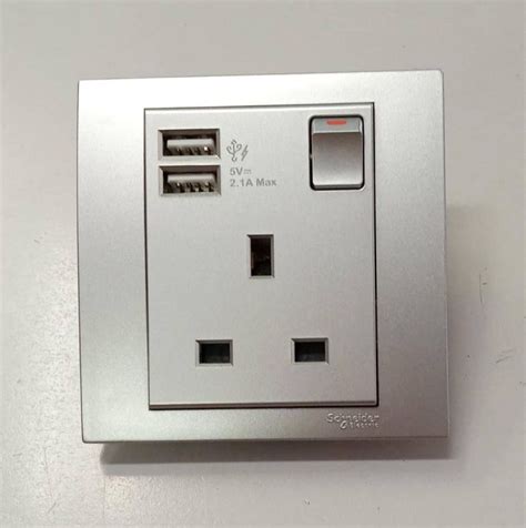 Vivace 13a Switch Socket C W 2 1a Usb As Lazada