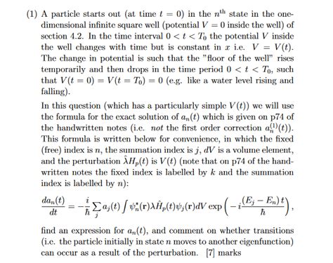 solved 1 a particle starts out at time t 0 in the