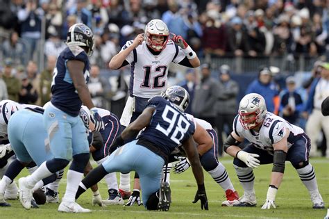 New England Patriots Vs Tennessee Titans In Nfl Playoffs Afc Wild Card