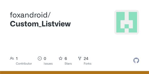 Github Foxandroidcustomlistview