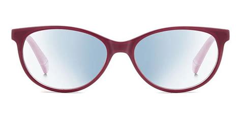 Polaroid Pld 0036rbb B3vg6 Blue Light Block Oval Purple Eyeglasses