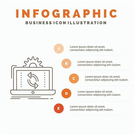 Data Processing Analysis Reporting Sync Infographics Template For Website And Presentation