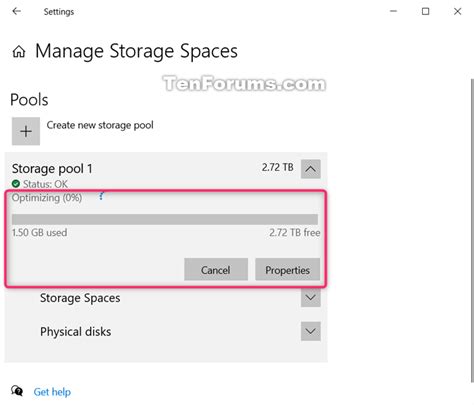 Optimize Drive Usage In Storage Pool For Storage Spaces In Windows Tutorials
