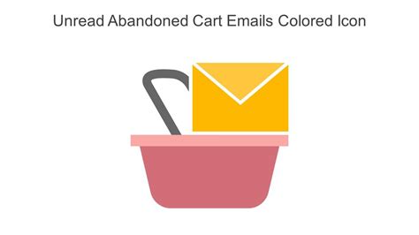 Unread Abandoned Cart Emails Colored Icon In Powerpoint Pptx Png And Editable Eps Format Ppt