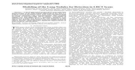 pdf modeling of the lung nodules for detection in ldct … models of