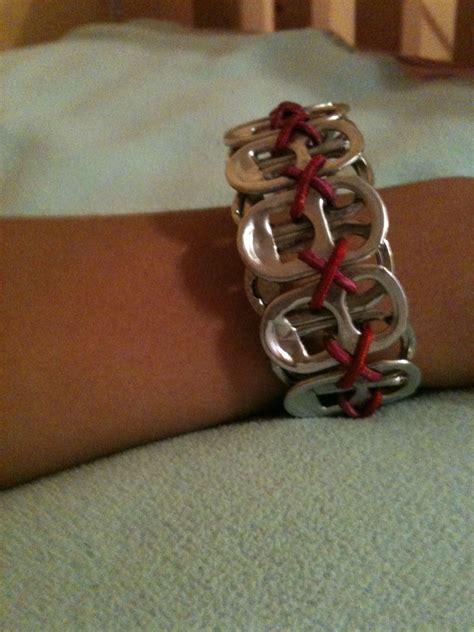 Soda Can Top Bracelet Pop Top Crafts Pop Can Crafts Beer Cap Crafts