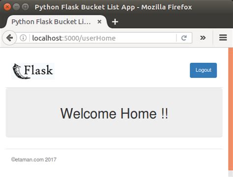 Flask Blog App Tutorial Sign In Sign Out