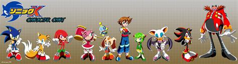 Sonic X Character Chart By Captricosakara On Deviantart