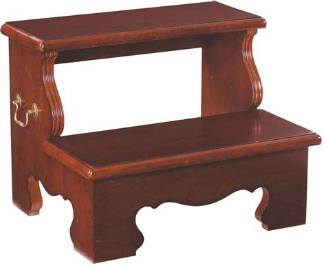 Cherry Grove Classic Antique Cherry Bed Steps