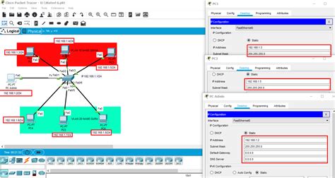 Management Switch Cisco Packet Tracer VLAN Dunia IT