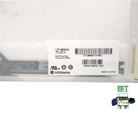 Pantalla Display Lcd Lg 14 0 40 Pines Lp140wh4 Tl C1