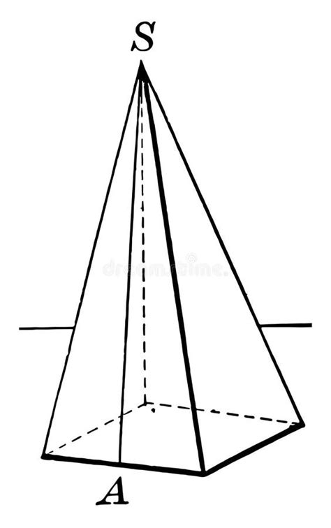 Base Of Pyramid Line Illustration Stock Vector Illustration Of Acquisition Marketing