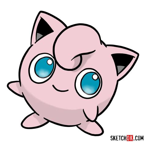 How To Draw Jigglypuff Pokemon Easy Pokemon Pokemon Art Jigglypuff Pikachu Pokemon