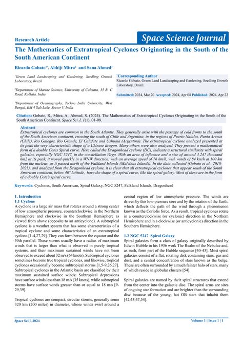 Pdf Analyzing The Mathematics Behind Extratropical Cyclones In The