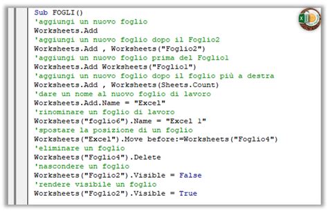 13 le macro con excel fogli di lavoro excel espresso