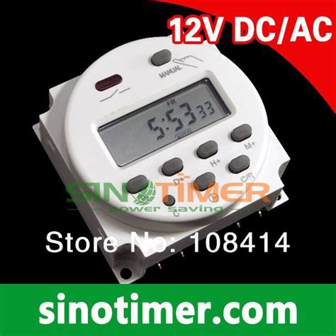 SINOTIMER 7 Days Programmable 12V DC Digital Timer Wholesale SINOTIMER Wholesale 7 Days