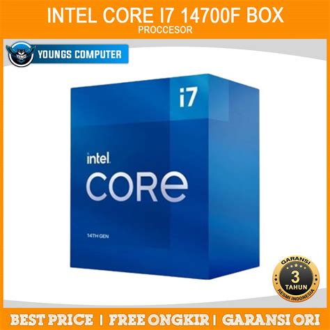 Jual Intel Core I7 14700f Box 20c 28t 54ghz Lga1700 Gen 14th Processor