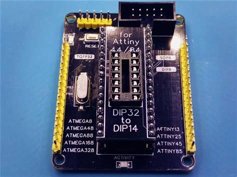 Avr Isp Programmer Adapter For Tqfp Socket Share Project Pcbway