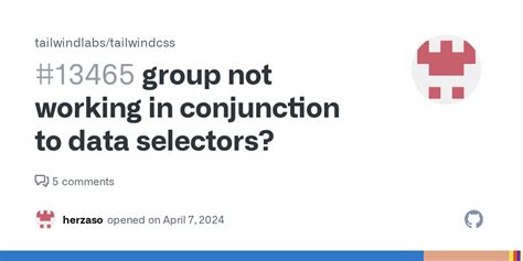 Group Not Working In Conjunction To Data Selectors · Issue 13465