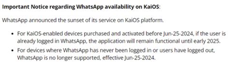 Whatsapp To End Support For Kaios Devices By February 2025 Impacting Feature Phone Users ~ My