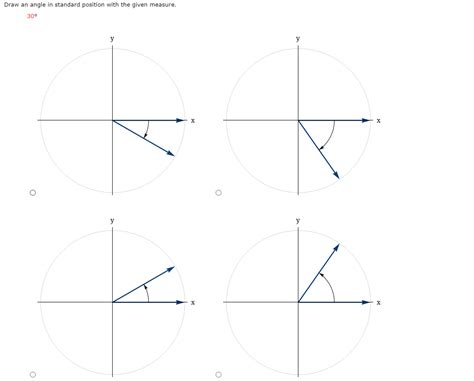 Solved Draw An Angle In Standard Position With The Given Chegg