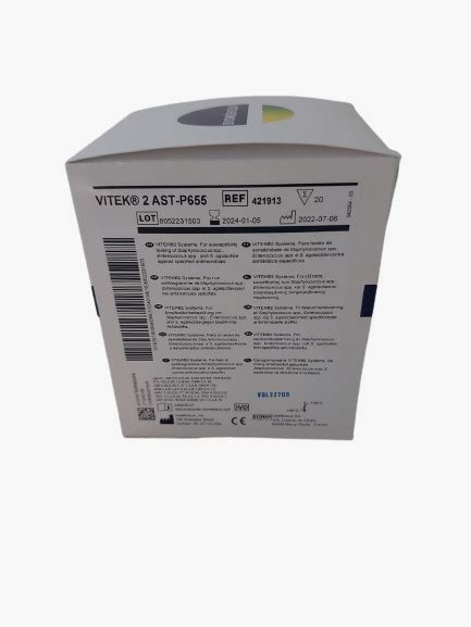 Biomerieux Vitek 2 Ast P655 Test Kit 421913