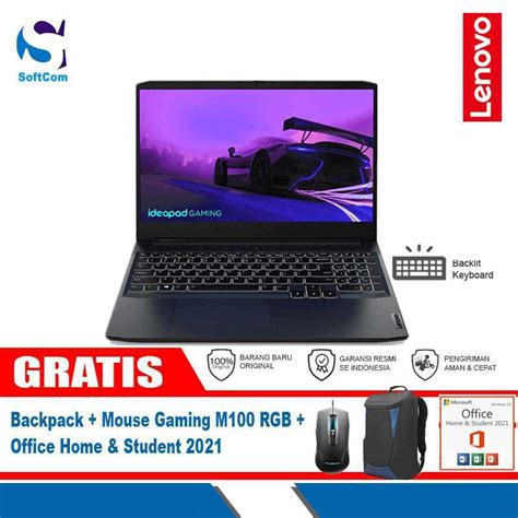 Jual Lenovo Ideapad Gaming Ach K Cid Laptop Gaming Amd Ryzen H Gb Gb Ssd