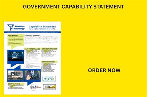 Create An Amazing Government Contract Capability Statement By Ghostwriter7250 Fiverr