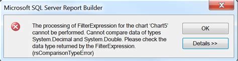 Cannot Compare Data Of Types Systemdecimal And Systemdouble Oracle Forums