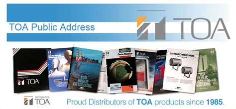 TOA Public Address PA Systems Tannoy System