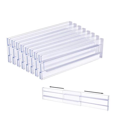 Drawer Dividers Organizers Adjustable Plastic Draw Vicedeal
