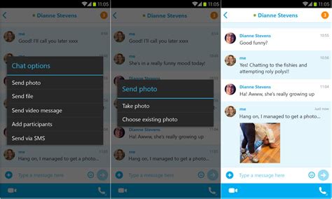 Skype For Android Version Update Brings Photo Sharing With Offline