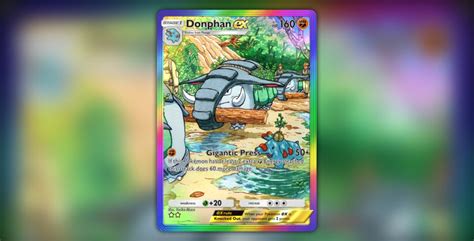 Donphan Ex 206 ⭐⭐ Saber Marino Y Celeste • Pokémon Tcg Pocket