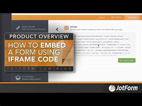 Getting Your Form S IFrame Code