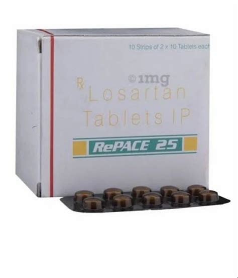 Repace 25mg 200 Tab Losartan Potassium At ₹ 110strip Cosart Tablet