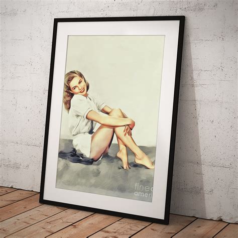 Dona Drake Hollywood Actress And Singer 2 Art Print By Esoterica Art
