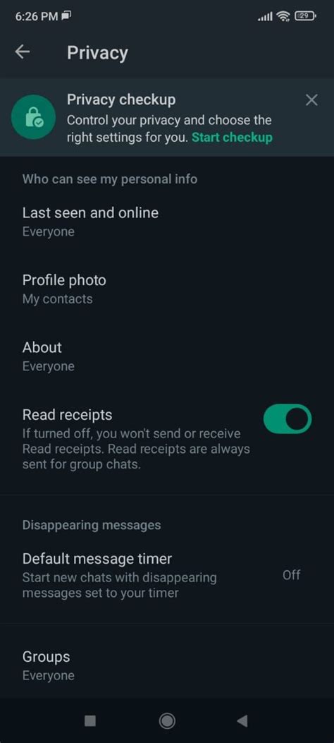 How To Perform A Privacy Checkup On Whatsapp