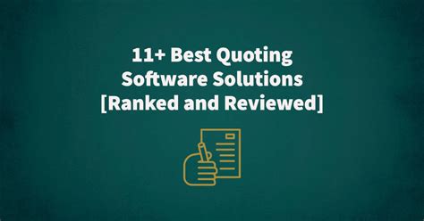 11 Best Quoting Software Solutions Ranked And Reviewed 11 Best Quoting Software Solutions Ranked And Reviewed